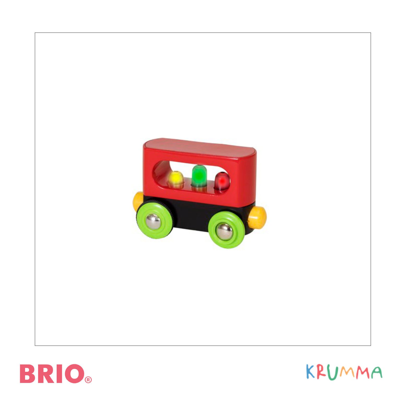 BRIO My First Railway Light Up Wagon - KRUMMA