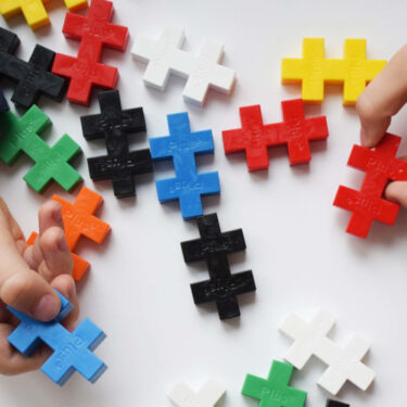 PLUS-PLUS BIG Grunnkubbar 100 stk - 5 Gerðir - KRUMMA